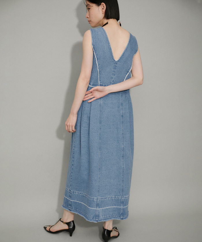 WEB限定】ジップアップデニムワンピース(505847688) | アダム エ WEB限定】ジップアップデニムワンピース(505847688) | アダム エ