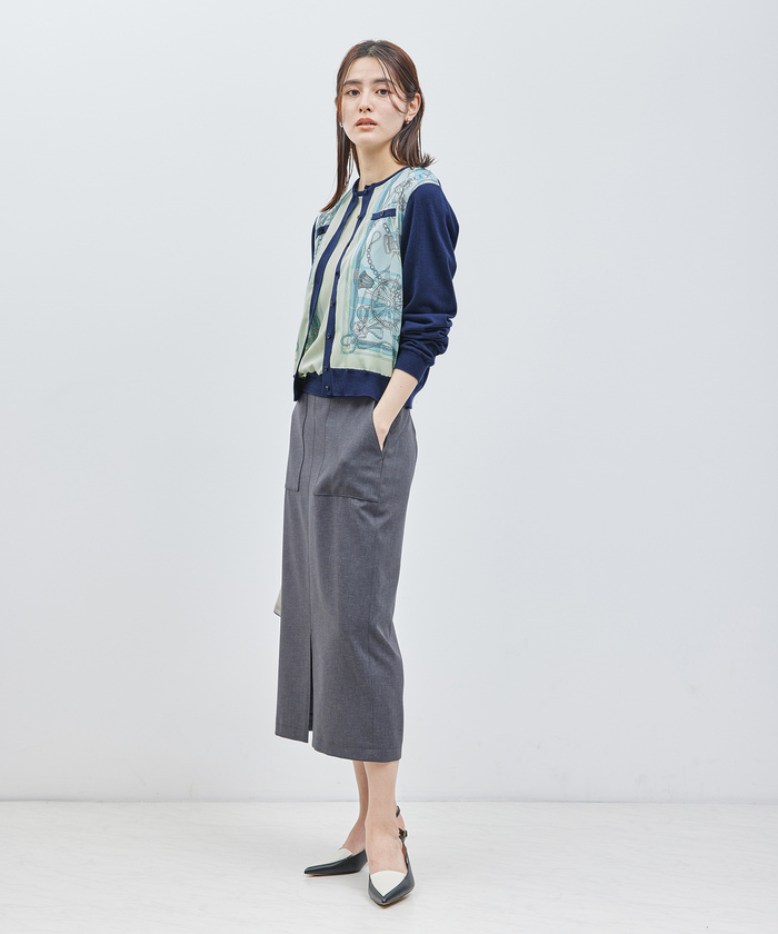 セール 40%OFF】【洗える】ヴィンテージスカーフプリント セール 40%OFF】【洗える】ヴィンテージスカーフプリント