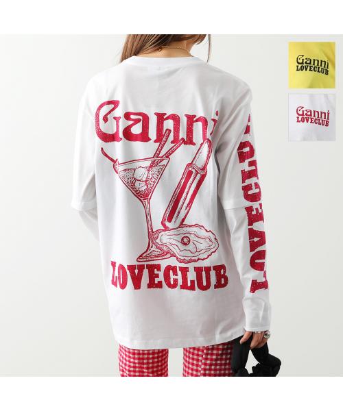 セール 43%OFF】ガニー GANNI GANNI ロンT Light Jersey Layered セール 43%OFF】ガニー GANNI GANNI ロンT Light Jersey Layered