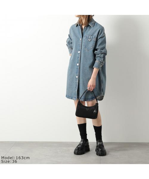 プラダ PRADA PRADA デニム シャツ GFC036 13Z6 オーバーサイズ プラダ PRADA PRADA デニム シャツ GFC036 13Z6 オーバーサイズ