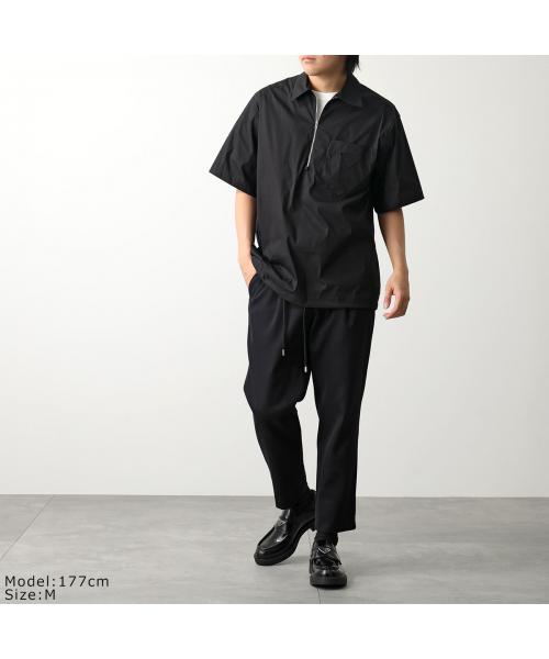 PRADA 半袖 シャツ SC763 10HT ハーフジップ(505934511 PRADA 半袖 シャツ SC763 10HT ハーフジップ(505934511