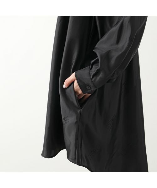 セール】MM6 シャツ S52CT0780 S78374 サテン ワンピース セール】MM6 シャツ S52CT0780 S78374 サテン ワンピース