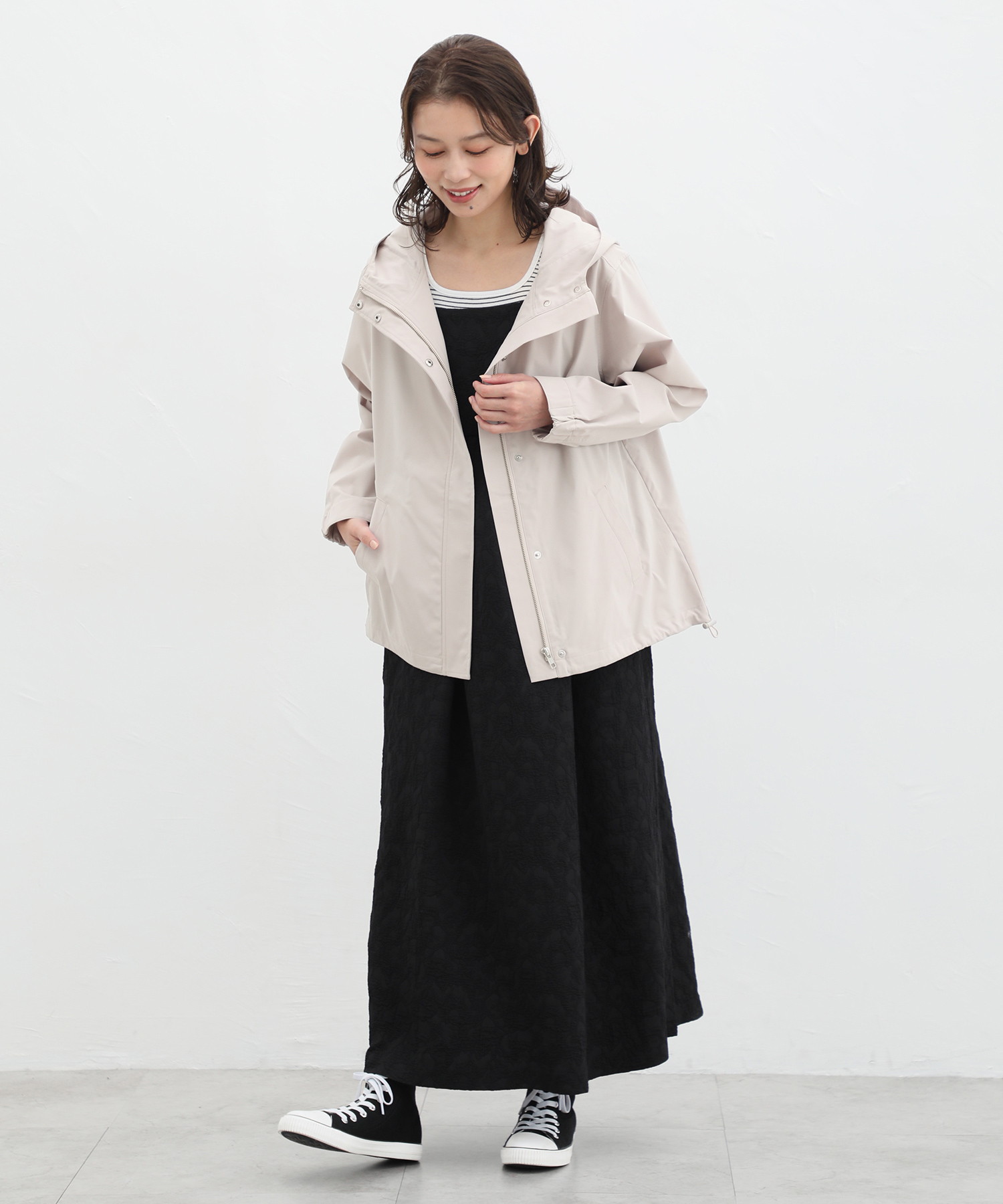 セール】ハニーズ Honeys 撥水加工フードブルゾン アウター セール】ハニーズ Honeys 撥水加工フードブルゾン アウター