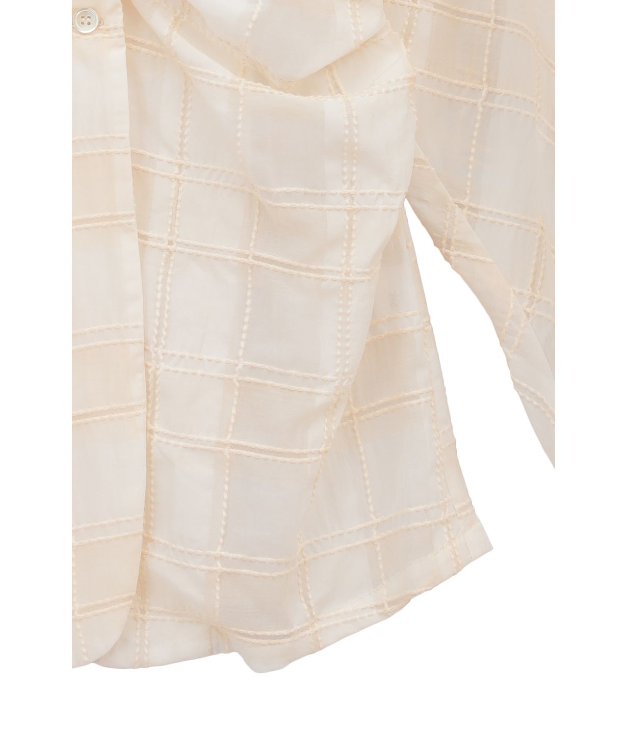 セール】SHEER CHECK TUCK WAIST BLOUSE(505952962) | クラネ セール】SHEER CHECK TUCK WAIST BLOUSE(505952962) | クラネ
