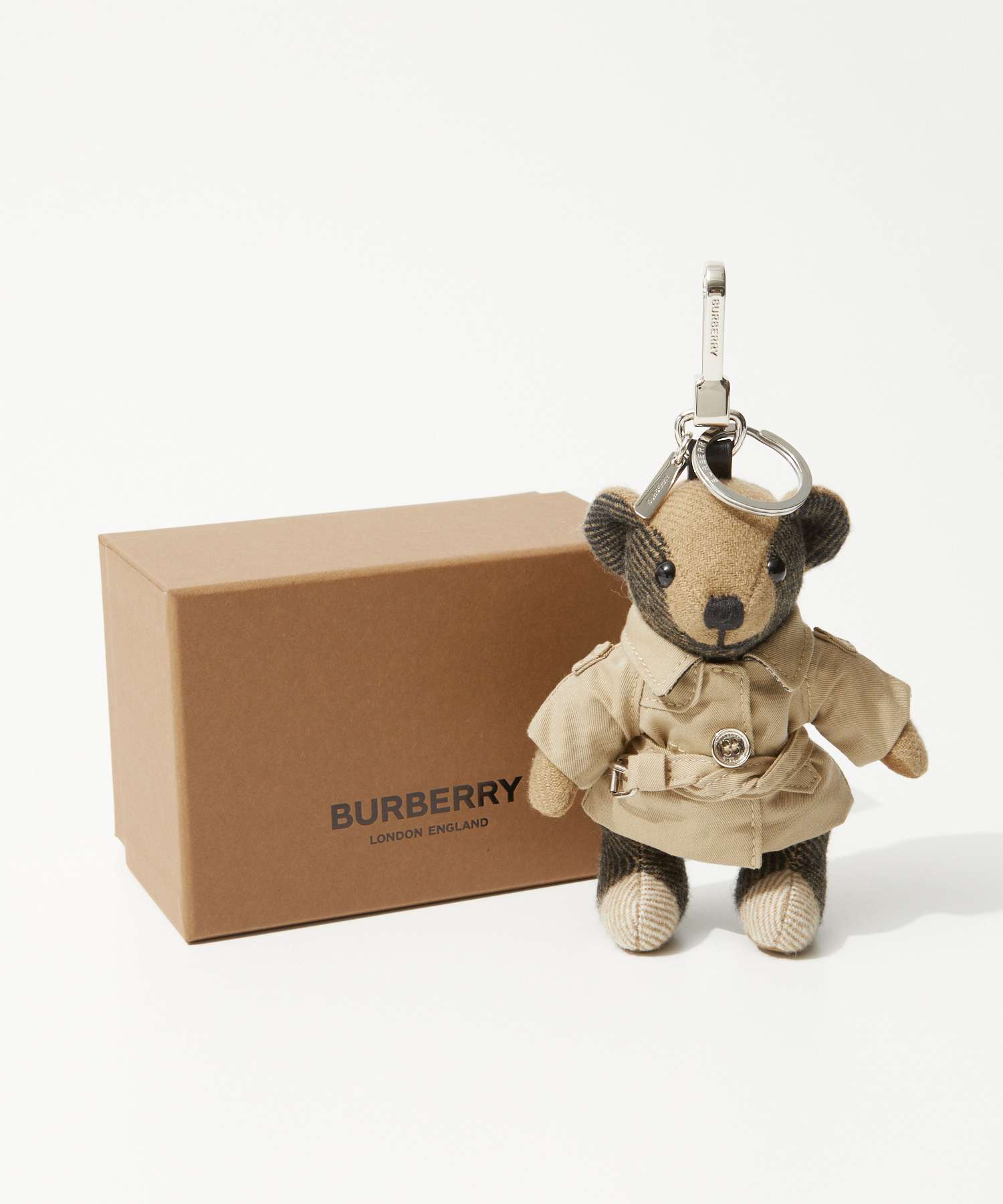 バーバリー】BURBERRY 楽しく トーマスベア キーホルダー バーバリー】BURBERRY 楽しく トーマスベア キーホルダー