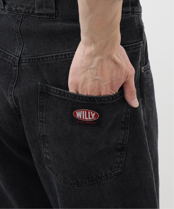 セール】WILLY CHAVARRIA STRAIGHT DENIM PANTS BSP509 セール】WILLY CHAVARRIA STRAIGHT DENIM PANTS BSP509