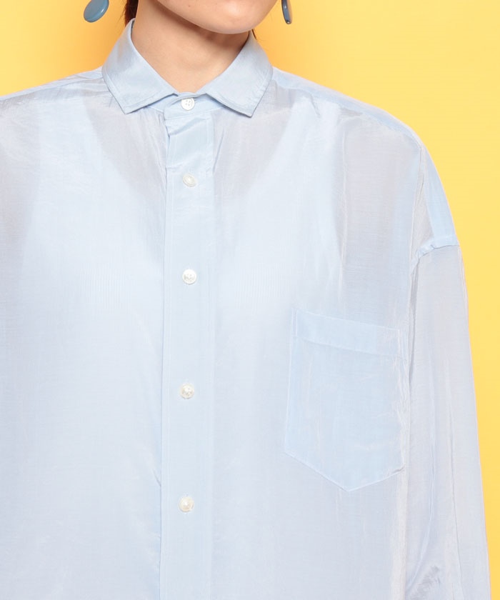 セール 40%OFF】シアースクエアビッグシャツ(506063156 セール 40%OFF】シアースクエアビッグシャツ(506063156