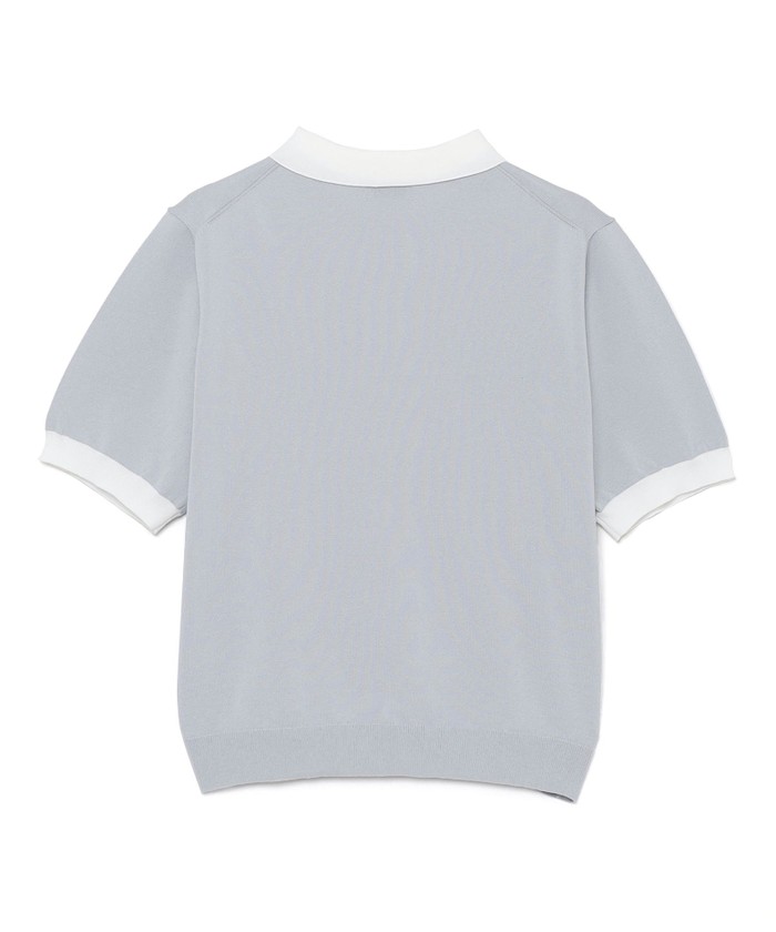 セール 25%OFF】【WEB&一部店舗限定】バイカラーニットポロ セール 25%OFF】【WEB&一部店舗限定】バイカラーニットポロ