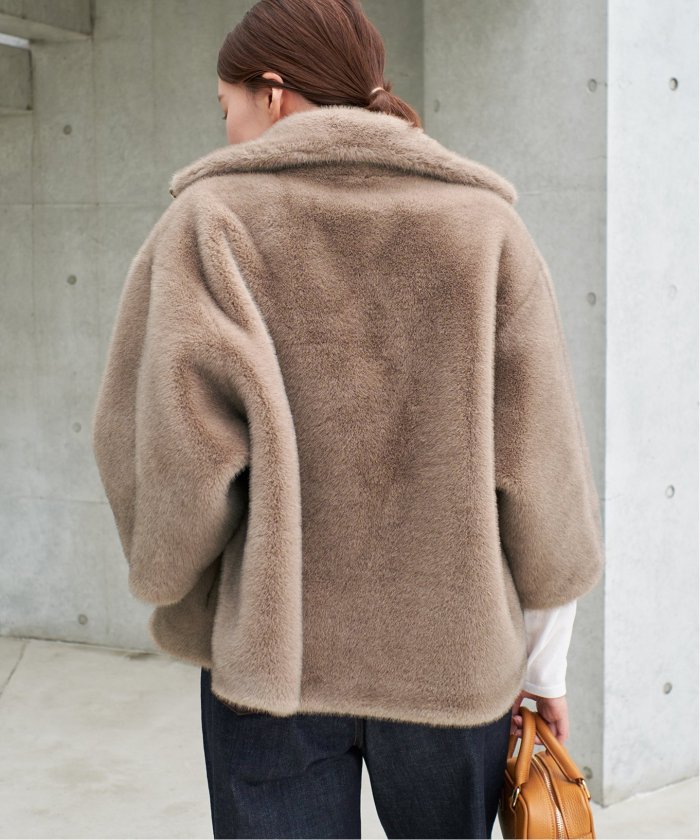 LOU ANDREA/ルーアンドレア ECO-FUR BZ エコファーブルゾン LOU ANDREA/ルーアンドレア ECO-FUR BZ エコファーブルゾン