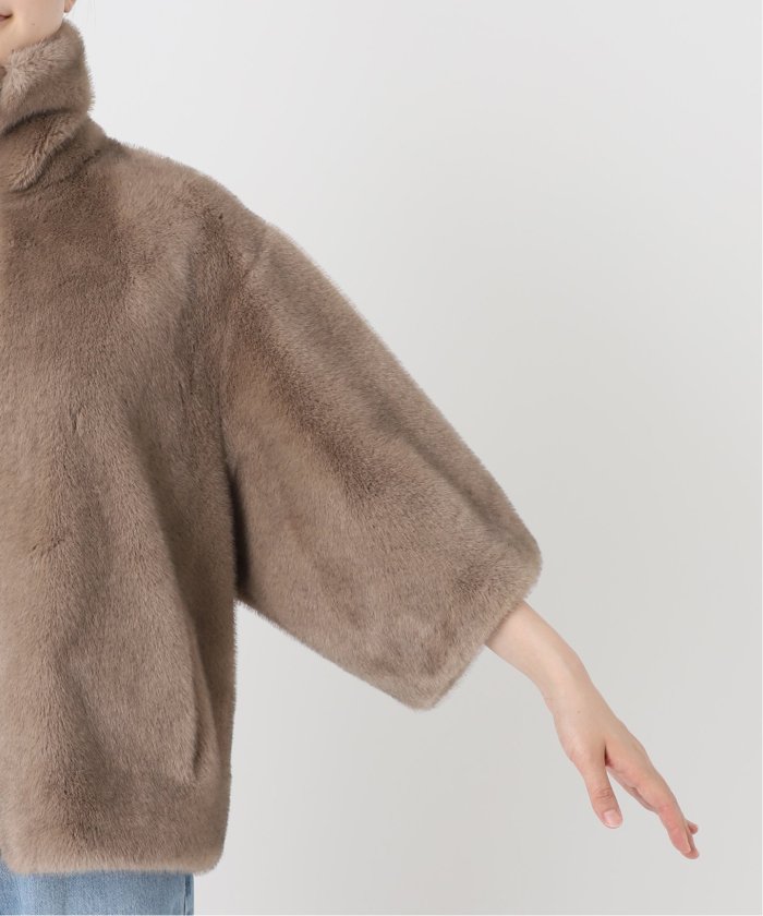 LOU ANDREA/ルーアンドレア ECO-FUR BZ エコファーブルゾン LOU ANDREA/ルーアンドレア ECO-FUR BZ エコファーブルゾン