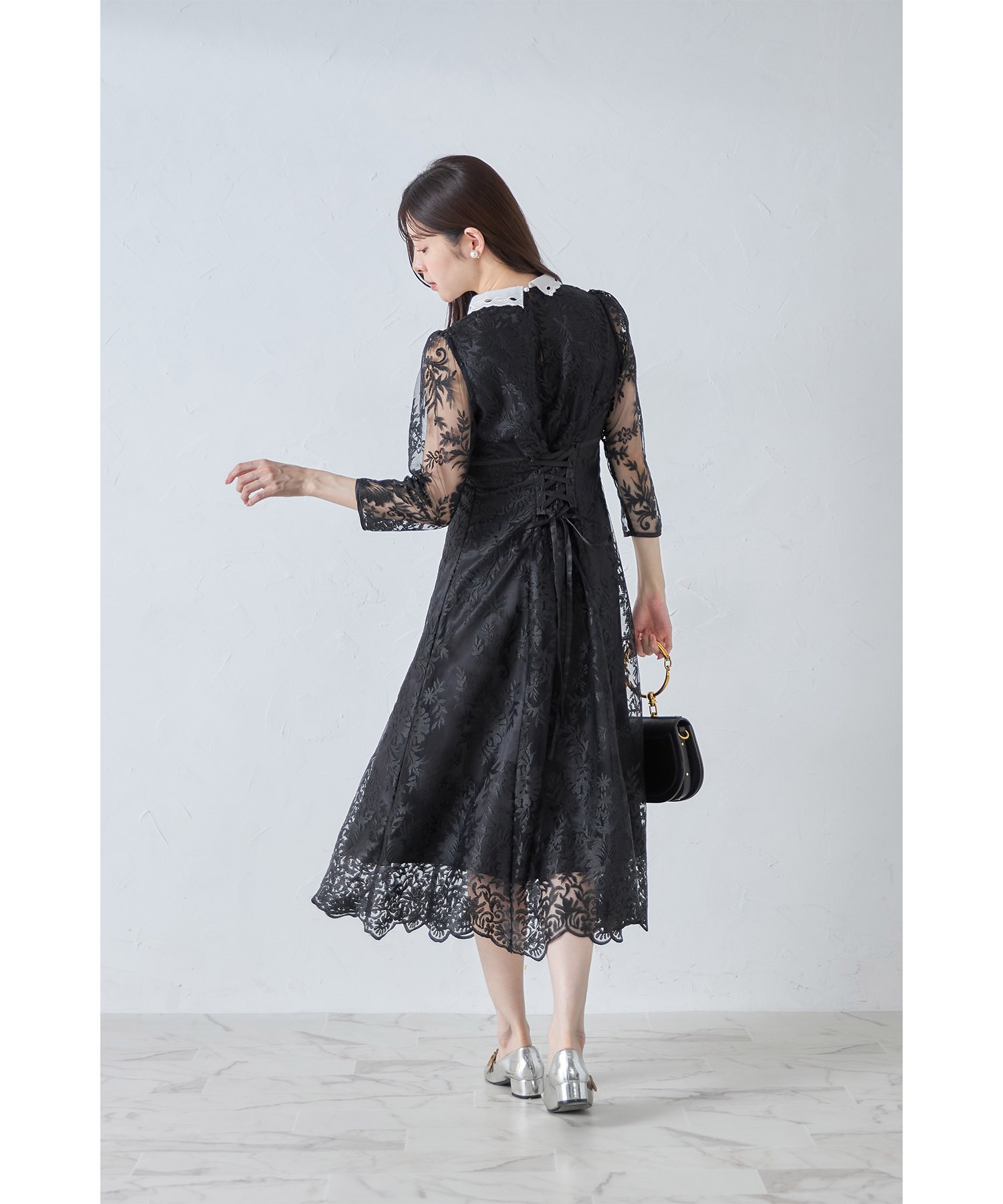 トッコクローゼット tocco closet 取り外し可能な立体フラワー襟 トッコクローゼット tocco closet 取り外し可能な立体フラワー襟