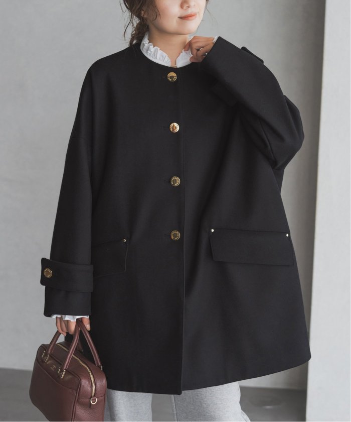 MACKINTOSH/マッキントッシュ 別注 HUMBIE ノーカラーコクーン MACKINTOSH/マッキントッシュ 別注 HUMBIE ノーカラーコクーン