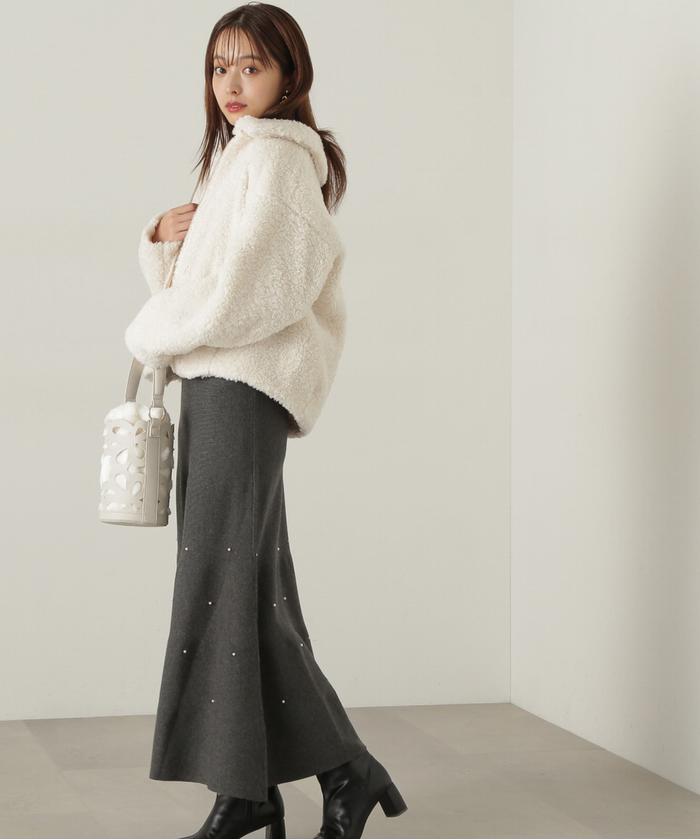 ボアブルゾン 24AW(506859279) | プロポーション ボディ ボアブルゾン 24AW(506859279) | プロポーション ボディ