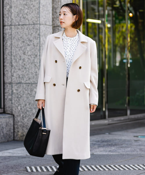 クーポン】【セール 50%OFF】F by ROSSO モッサダブルロング クーポン】【セール 50%OFF】F by ROSSO モッサダブルロング