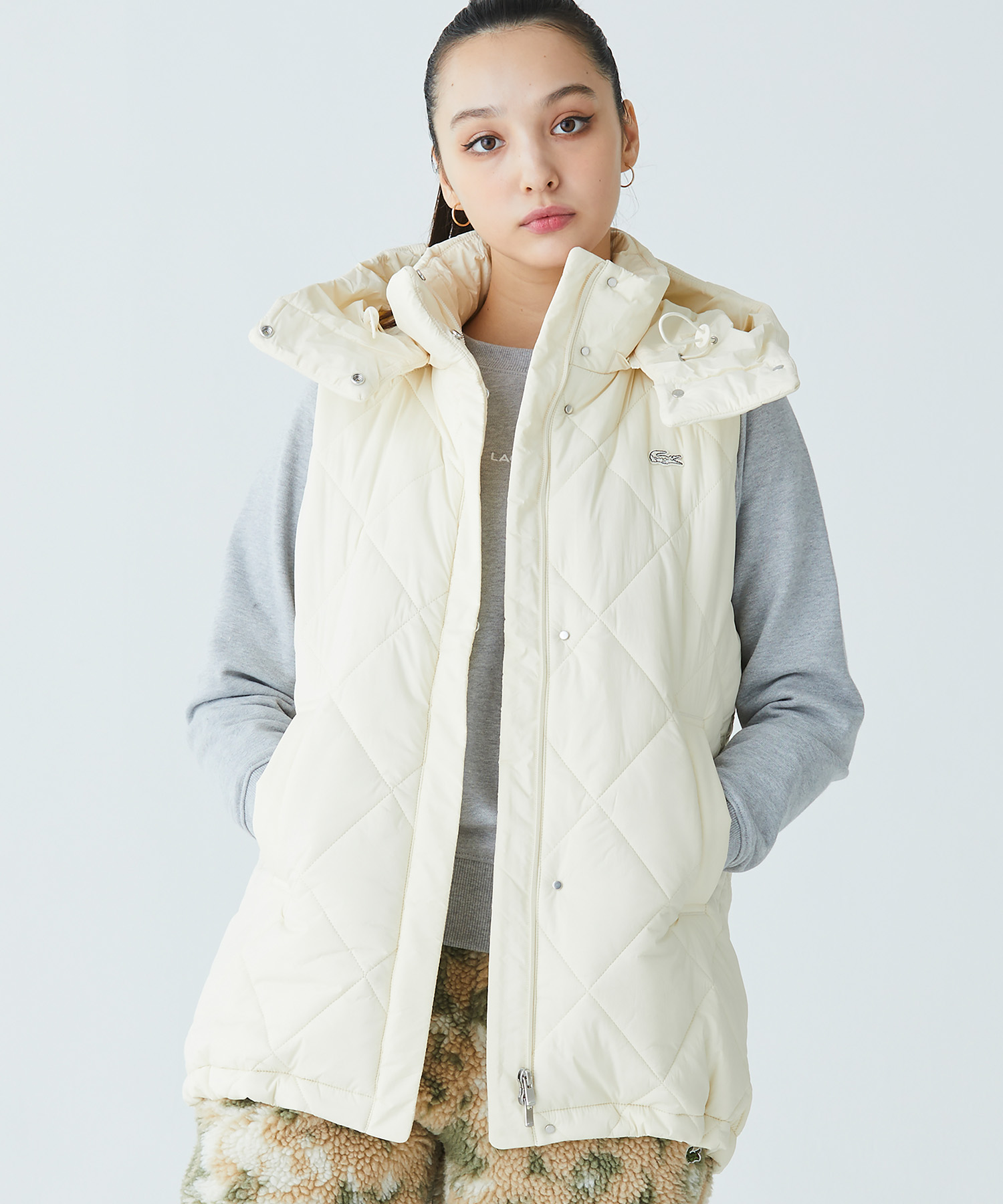 セール】ラコステ LACOSTE 撥水キルティングベスト(506927410 セール】ラコステ LACOSTE 撥水キルティングベスト(506927410