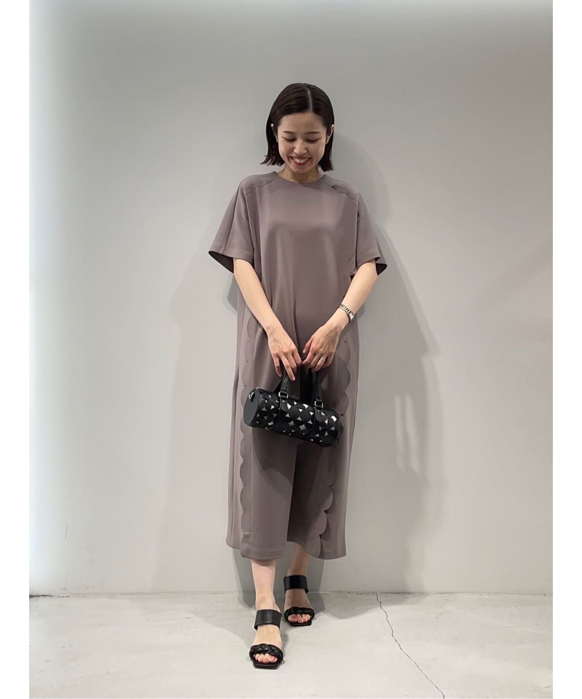 スカラップジャージーワンピース(505265897) | アドーア(ADORE スカラップジャージーワンピース(505265897) | アドーア(ADORE