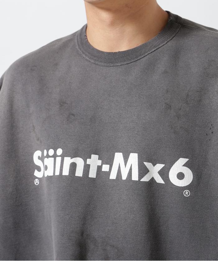 SAINT MICHAEL/セントマイケル/CREW SWEAT/CHAOS/CHARCOAL SAINT MICHAEL/セントマイケル/CREW SWEAT/CHAOS/CHARCOAL