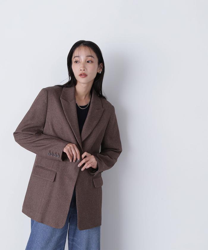 セール】<朝比奈 彩さんコラボ>ベルテッドシングルオーバー セール】<朝比奈 彩さんコラボ>ベルテッドシングルオーバー