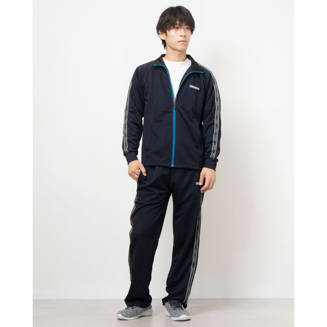 セール】カッパ Kappa ジャージ セットアップ サイドロゴテープ セール】カッパ Kappa ジャージ セットアップ サイドロゴテープ