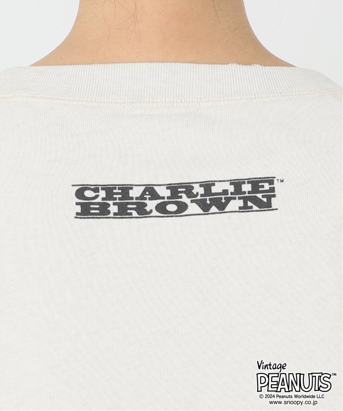 MEAN MACHINE AGE 別注PEANUTS VTG CREW スウェット CHARLIE MEAN MACHINE AGE 別注PEANUTS VTG CREW スウェット CHARLIE