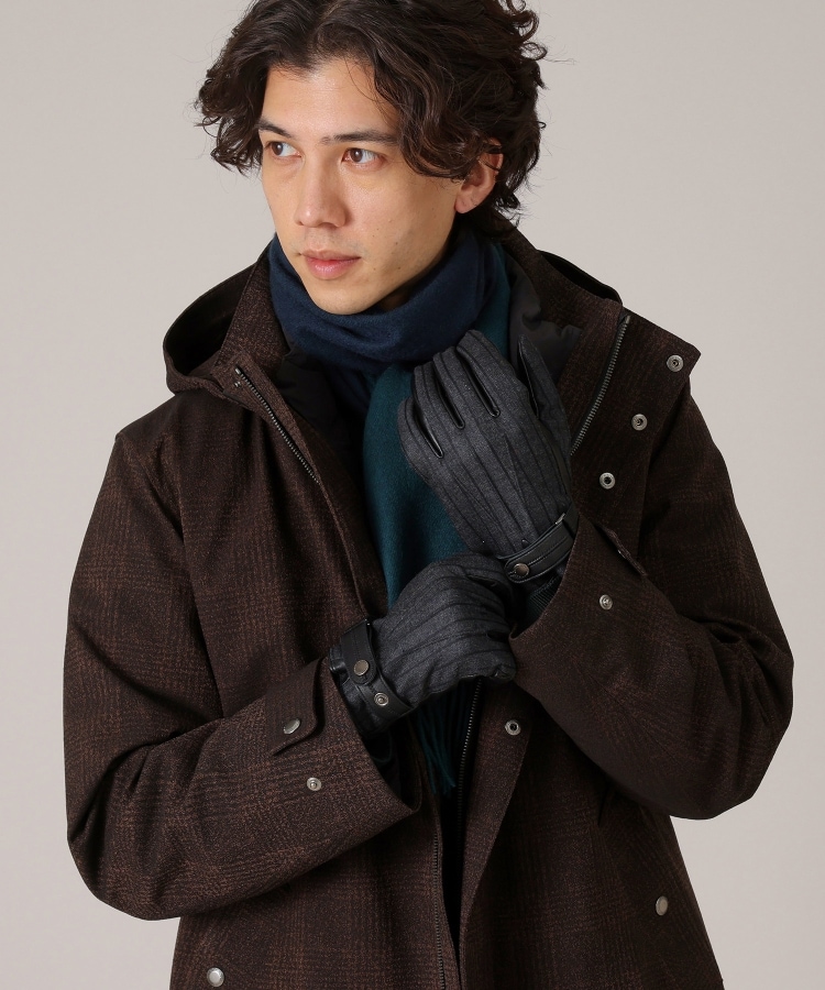 セール 30%OFF】【3WAY】ジャカード グレンチェック ダウン セール 30%OFF】【3WAY】ジャカード グレンチェック ダウン