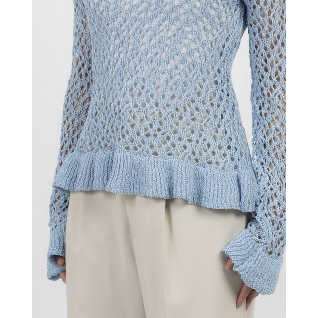 クラネ CLANE BOAT NECK CROCHET KNIT TOPS(507895012) | クラネ クラネ CLANE BOAT NECK CROCHET KNIT TOPS(507895012) | クラネ