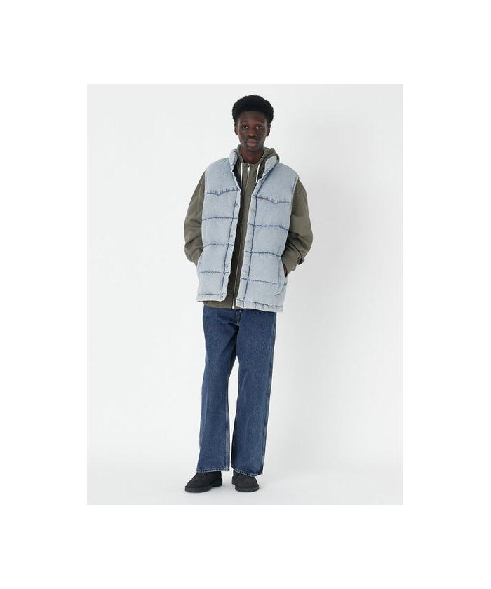 セール 50%OFF】ウエスタン ダウンベスト ブルー MARION セール 50%OFF】ウエスタン ダウンベスト ブルー MARION