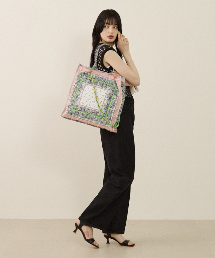 LG CHAIN TOTEステラガーデンバンダナ(508056022) | LeSportsac LG CHAIN TOTEステラガーデンバンダナ(508056022) | LeSportsac