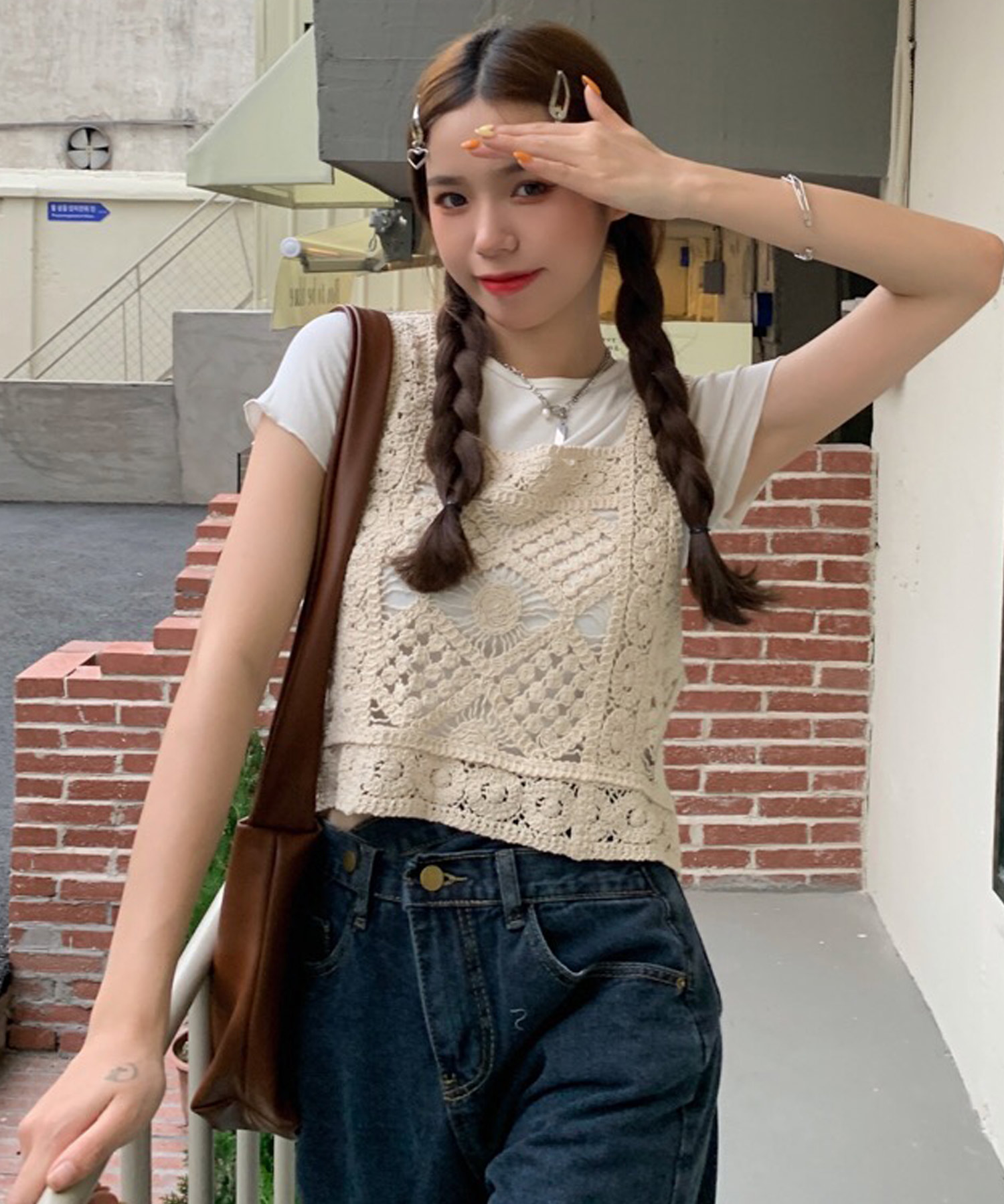 セール 10%OFF】ショップニコニコ ShopNikoNiko かぎ編み ニット セール 10%OFF】ショップニコニコ ShopNikoNiko かぎ編み ニット