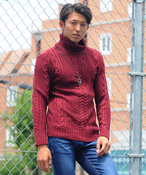 スペイド SPADE セーターニットフィッシャーマンメンズ スペイド SPADE セーターニットフィッシャーマンメンズ