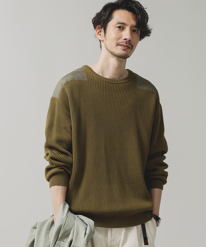 セール 40%OFF】ドロップショルダーコマンドニット(503728429 セール 40%OFF】ドロップショルダーコマンドニット(503728429