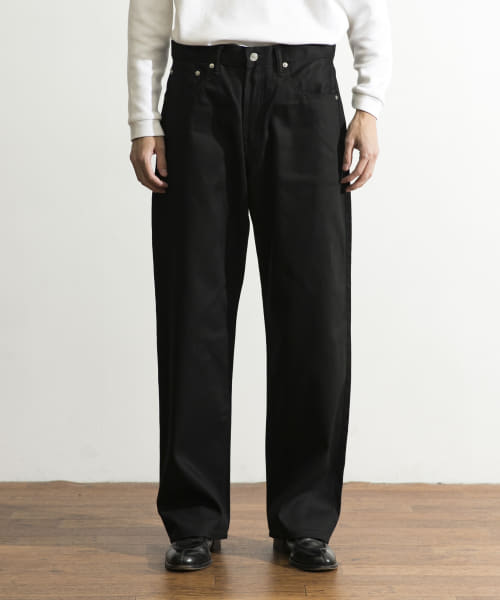 セール 70%OFF】『ユニセックス』スーピマ DENIM パンツワイド セール 70%OFF】『ユニセックス』スーピマ DENIM パンツワイド