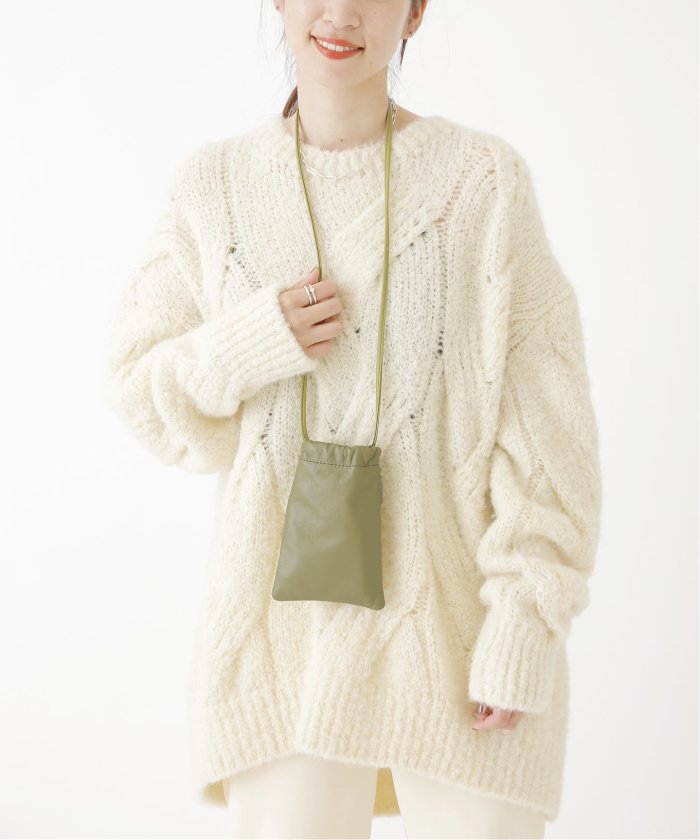 MODERN WEAVING/モダン ウィーヴィング】 MINI DRAWSTRING NECK MODERN WEAVING/モダン ウィーヴィング】 MINI DRAWSTRING NECK