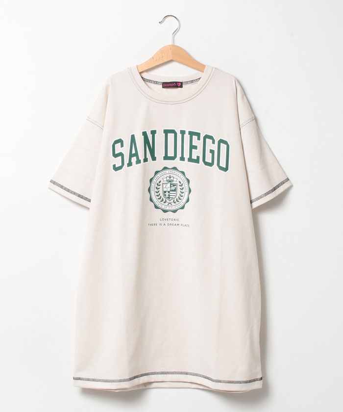 セール 40%OFF】カレッジロゴTシャツワンピース(504608476 セール 40%OFF】カレッジロゴTシャツワンピース(504608476
