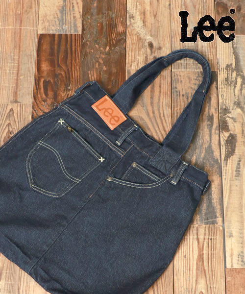 Lee/リー】 リメイク デニム トートバッグ /LA0474 ユニセックス Lee/リー】 リメイク デニム トートバッグ /LA0474 ユニセックス