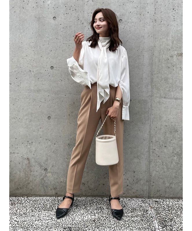 セール 30%OFF】ベルトデザインテーパードパンツ(504844098 セール 30%OFF】ベルトデザインテーパードパンツ(504844098