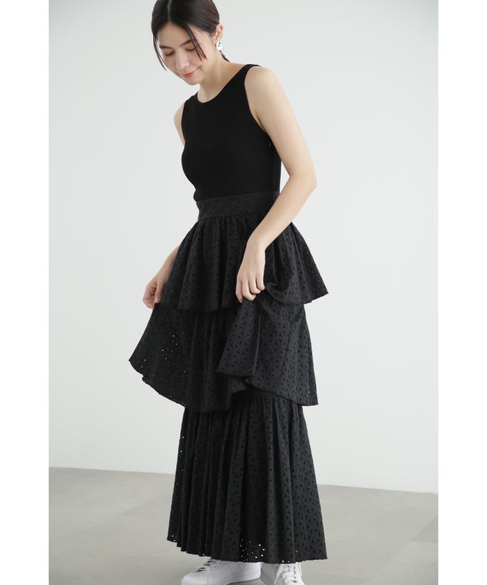セール 60%OFF】◇コットンエンブロイダリーニットドッキング セール 60%OFF】◇コットンエンブロイダリーニットドッキング