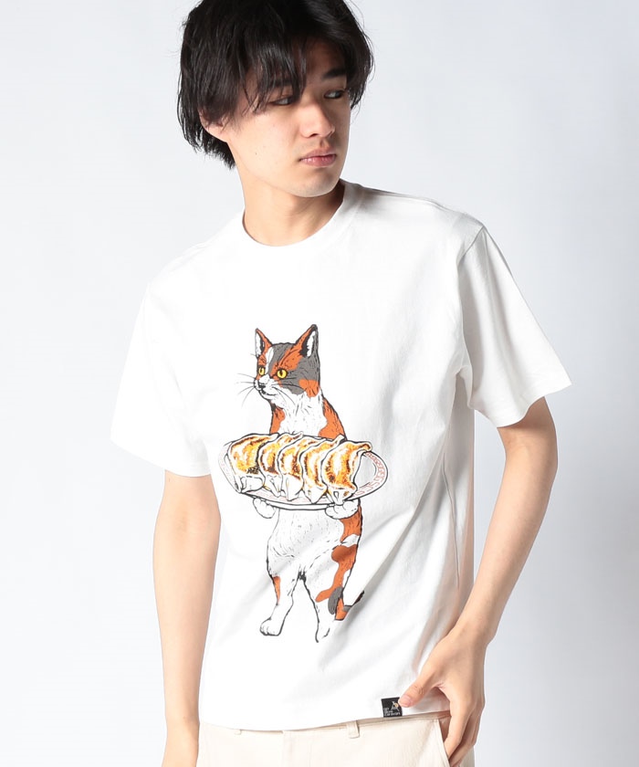 ゴースローキャラバン go slow caravan 391928 USA/C 餃子猫 TEE ゴースローキャラバン go slow caravan 391928 USA/C 餃子猫 TEE