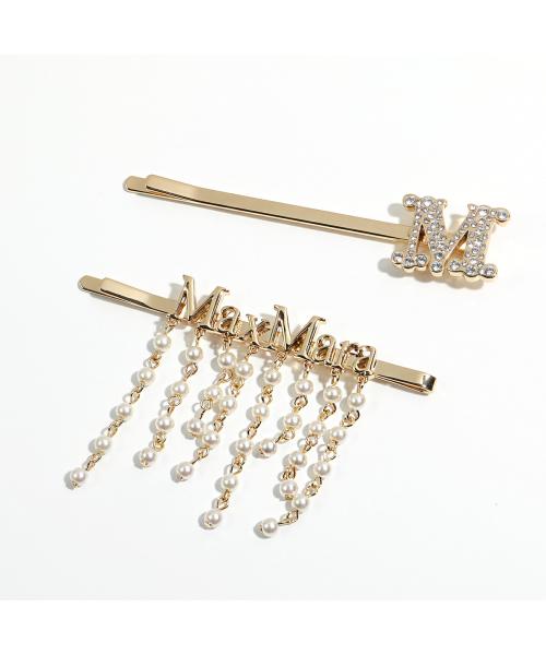 セール 33%OFF】MAX MARA ヘアピン HAIRPY2 2点セット ロゴ セール 33%OFF】MAX MARA ヘアピン HAIRPY2 2点セット ロゴ