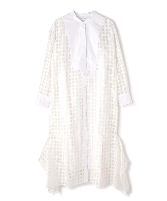セール 50%OFF】◇エンブロイダリーチェックワンピース セール 50%OFF】◇エンブロイダリーチェックワンピース