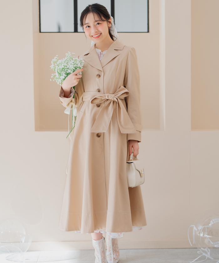 セール 40%OFF】シングルトレンチドレスコート(505916959 セール 40%OFF】シングルトレンチドレスコート(505916959