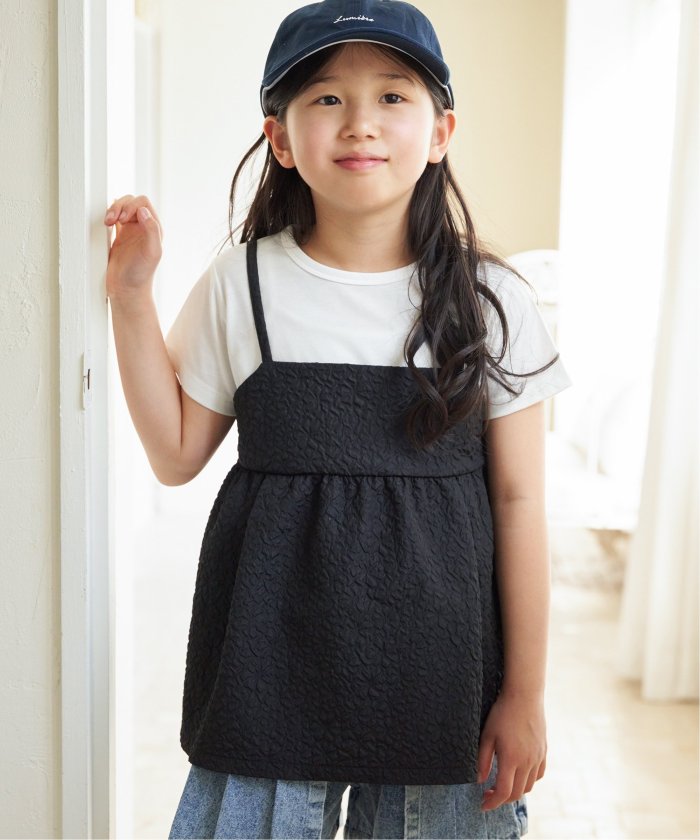 【セール】フクレジャガードキャミドッキングプルオーバー（120〜160cm）(505932766) | イッカ キッズ(ikka kids) - d fashion