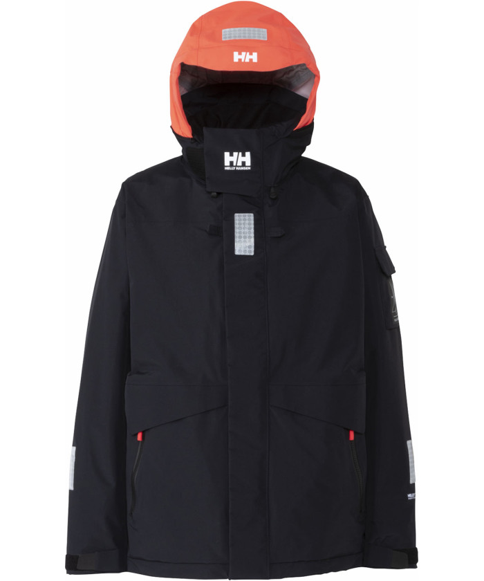 Helly Hansen ブラックレインジャケット (ヘリーハンセン Helly Hansen ブラックレインジャケット (ヘリーハンセン