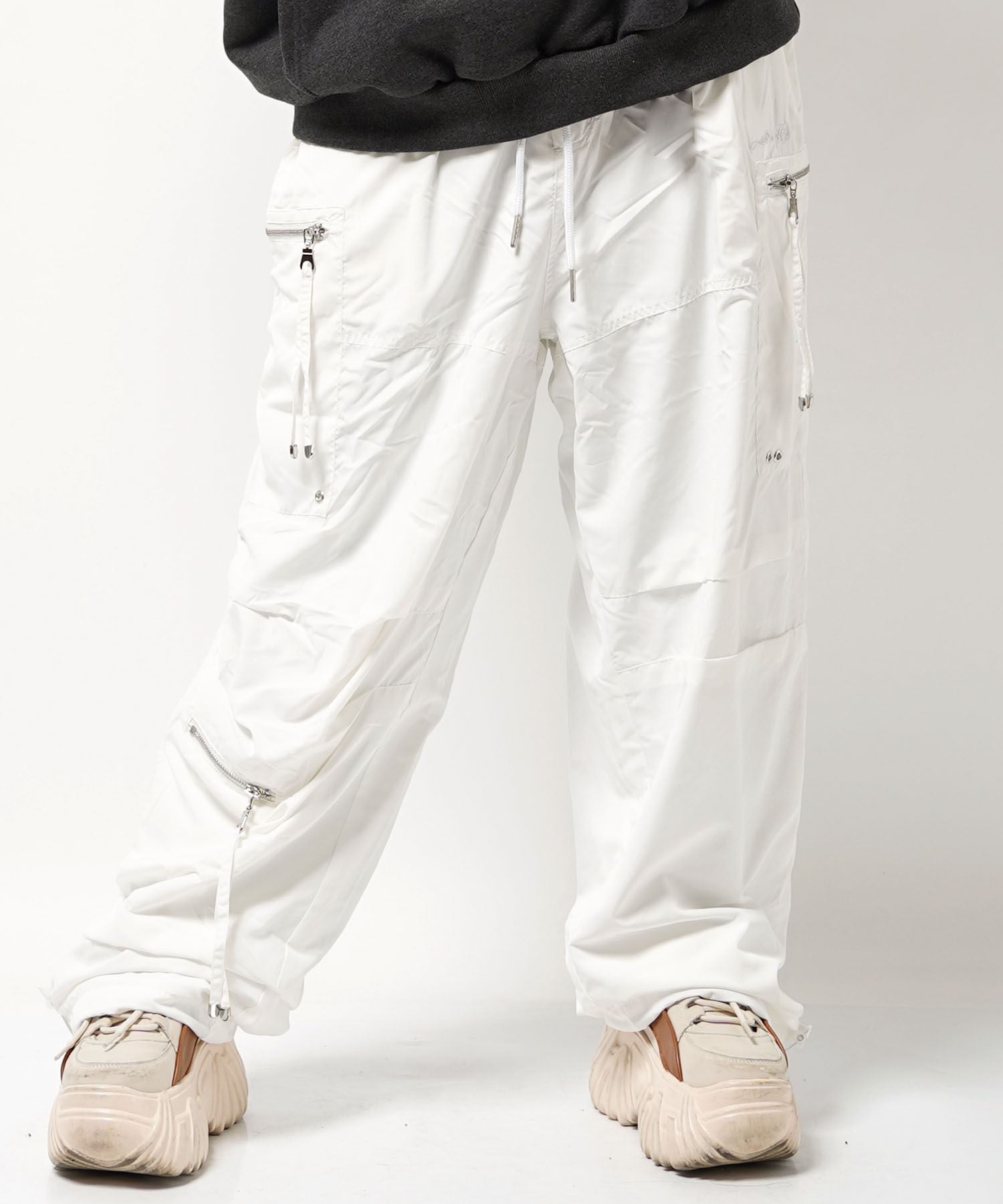 セール】ワンフォークロージング 1111clothing ◇ZIP使い ワイド セール】ワンフォークロージング 1111clothing ◇ZIP使い ワイド