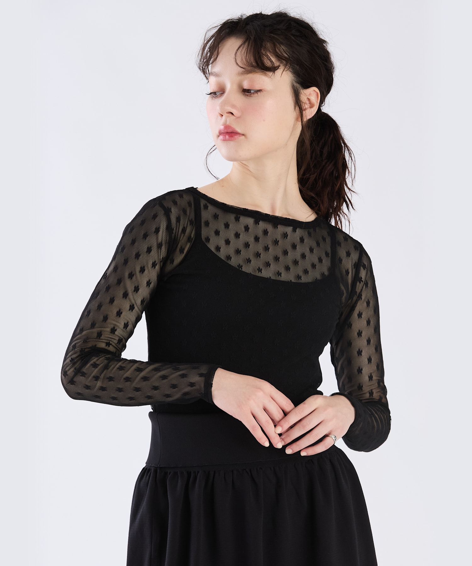 WW53 PULLOVER フラワーチュールプルオーバー(506203953) | トゥービー バイ アニエスベー(To b. by agnes b.) - d fashion