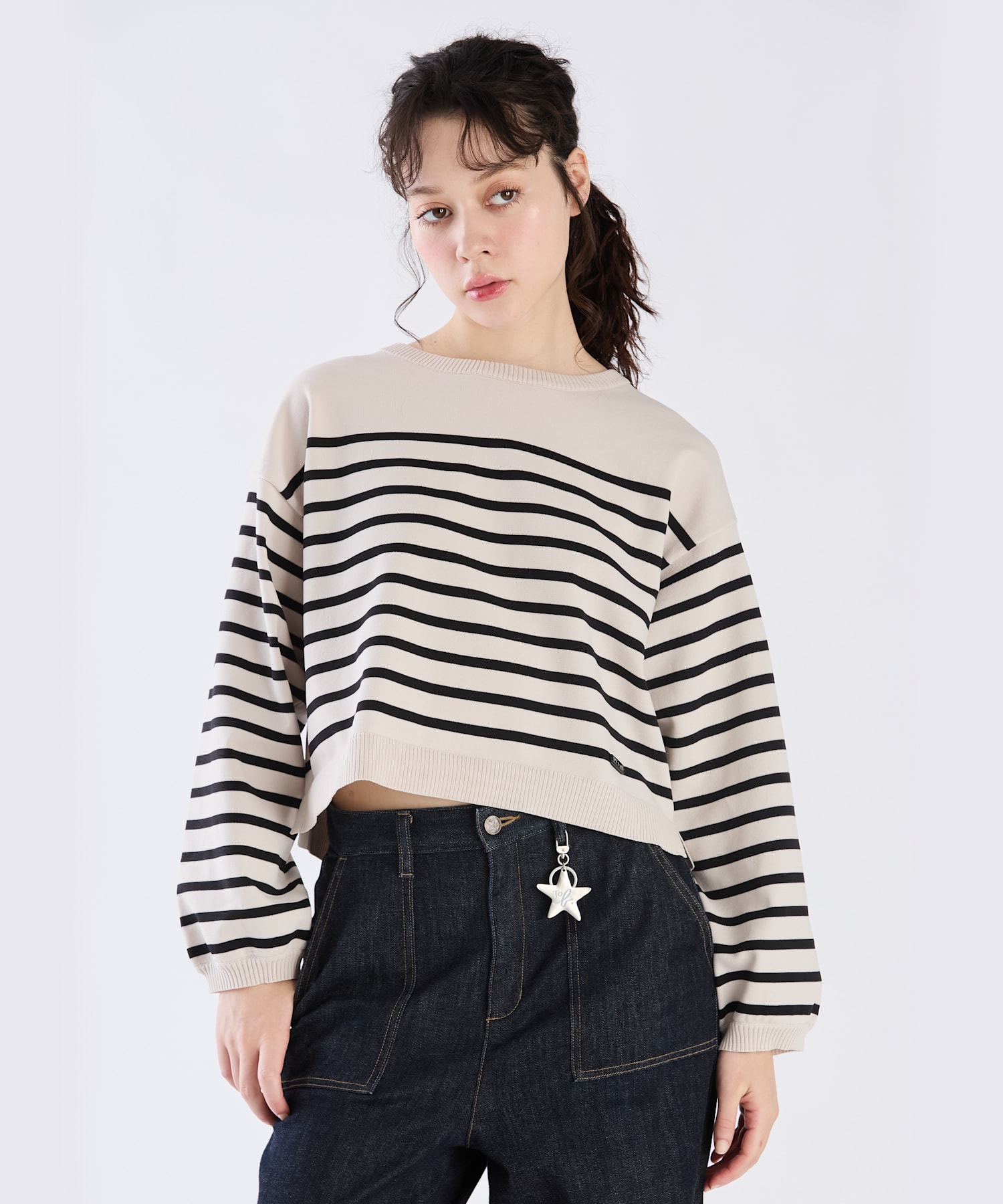 【セール】WS91 PULLOVER クルーネックニットプルオーバー(506203935) | トゥービー バイ アニエスベー(To b. by agnes b.) - d fashion