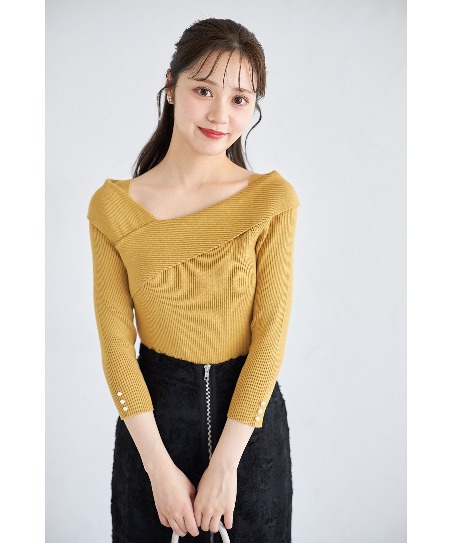 トッコ クローゼット リュクス tocco closet luxe 袖口パール トッコ クローゼット リュクス tocco closet luxe 袖口パール
