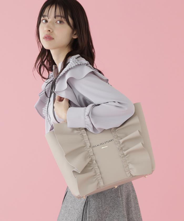 セール 30%OFF】ライトワイドフリルトート(大)(506877197 セール 30%OFF】ライトワイドフリルトート(大)(506877197