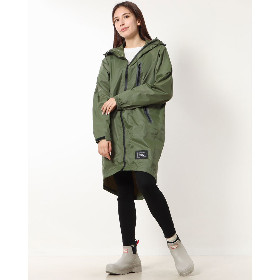 【セール】キウ KiU アウトドア レインウェア キウレインジップアップ_KiU RAIN ZIP UP K116－906－R(507253968) | KiU(KiU) - d fashion