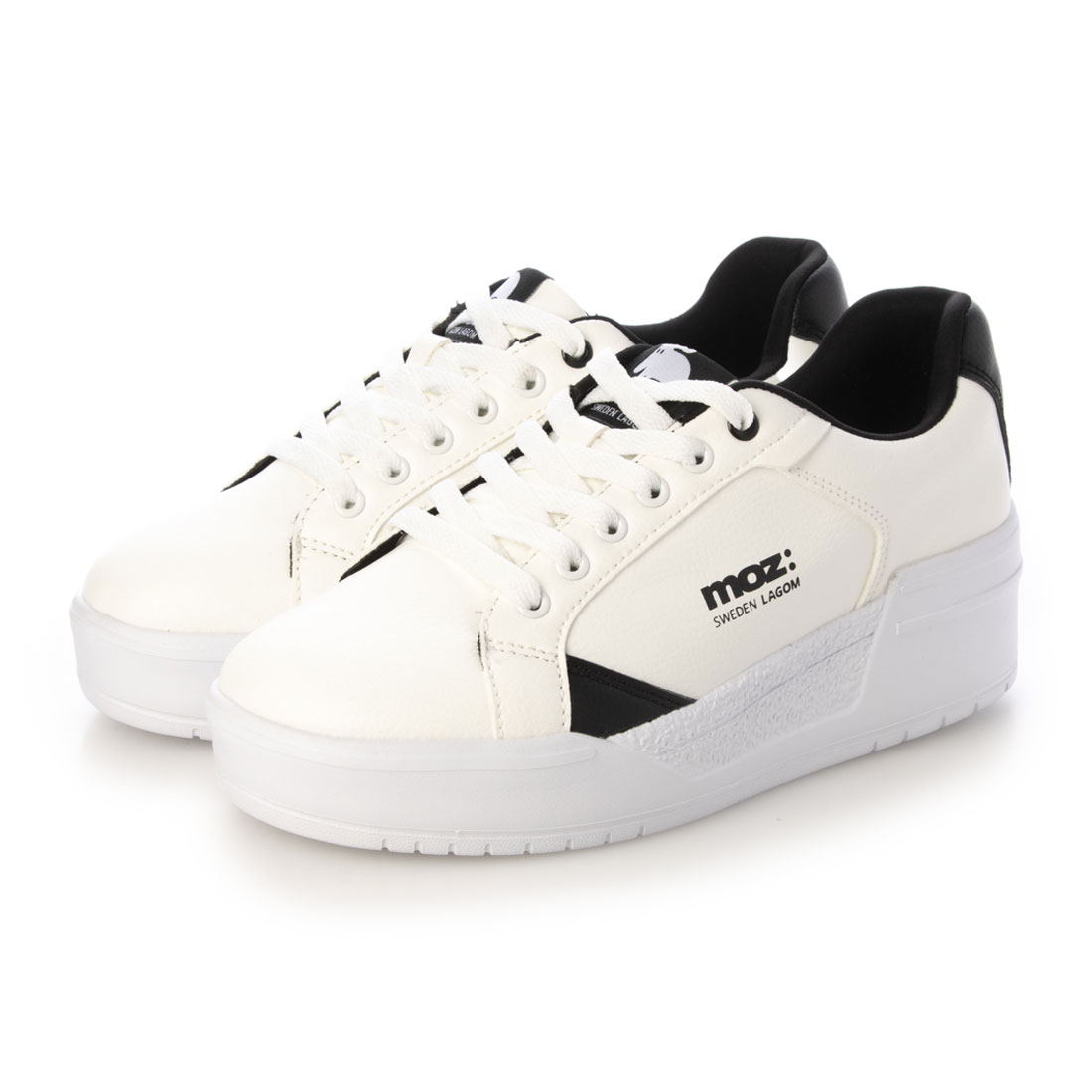 【セール】モズ moz レディース スニーカー 軽量 厚底 疲れない 歩きやすい moz モズ 靴 おしゃれ 白 黒 MZ25151(507845209) | モズ(moz) - d fashion